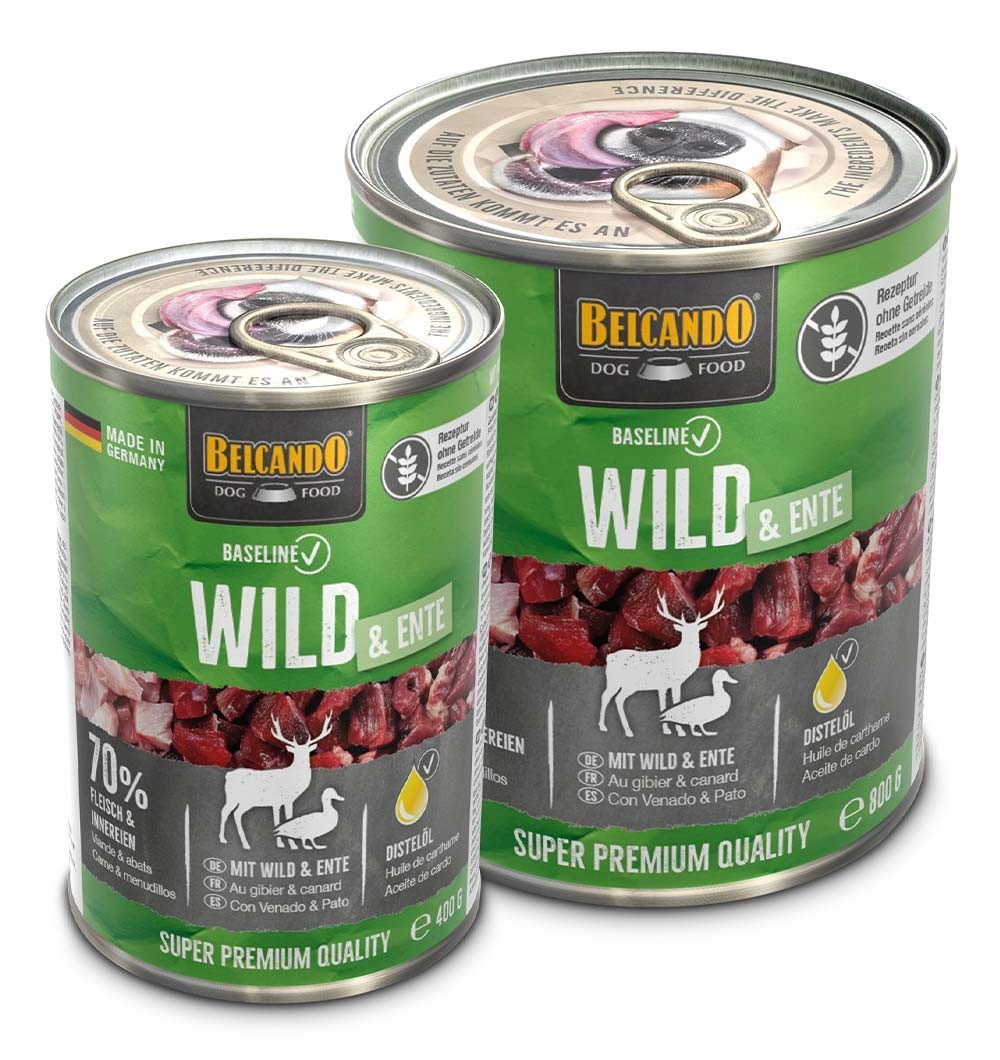 Teraviljavaba koerakonserv metsloomaliha ja pardilihaga