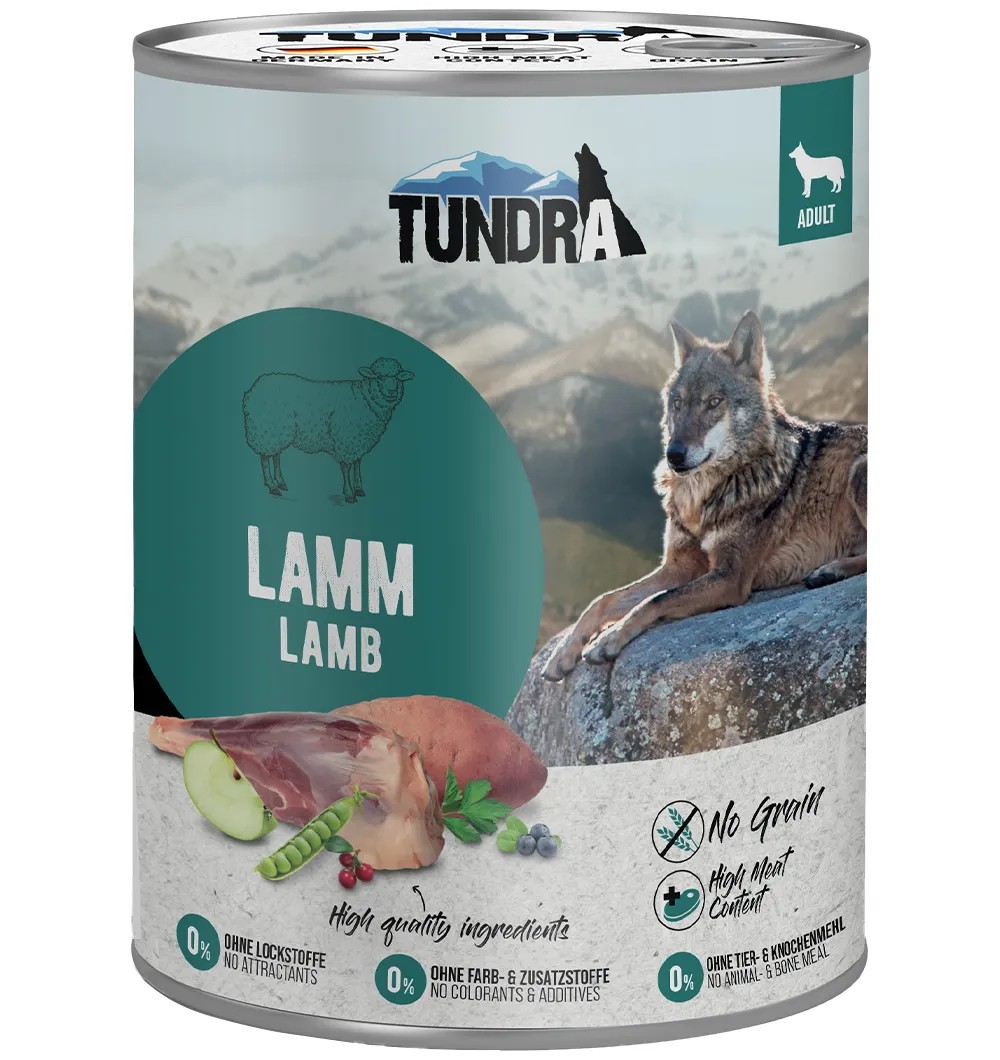 TUNDRA koerakonserv kvaliteetsest lihast lõhe ja kanalihaga